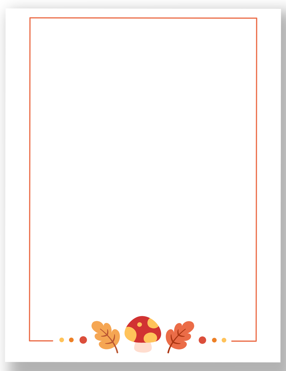 Free Printable Fall Page Borders — Gathering Beauty