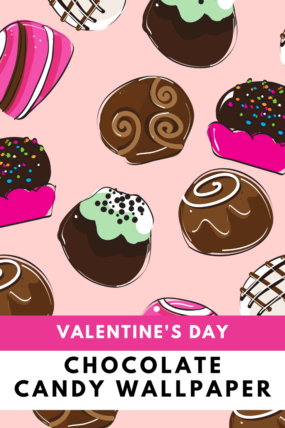 Valentine's Day Chocolate Candy Wallpaper — Gathering Beauty