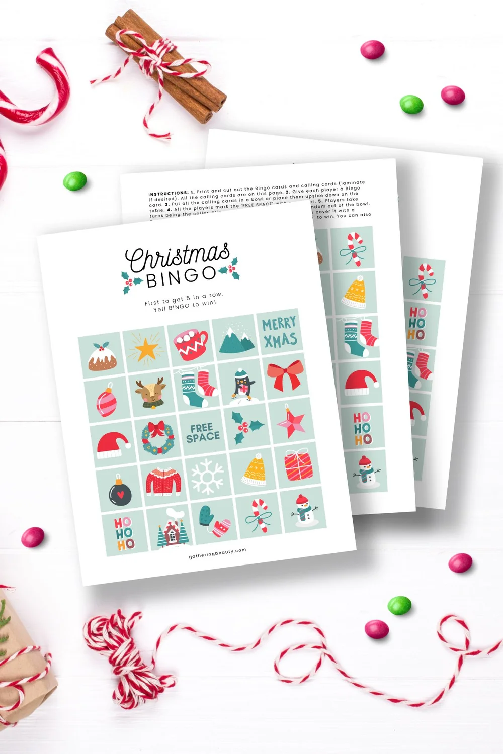 Christmas Bingo - Free Printable — Gathering Beauty