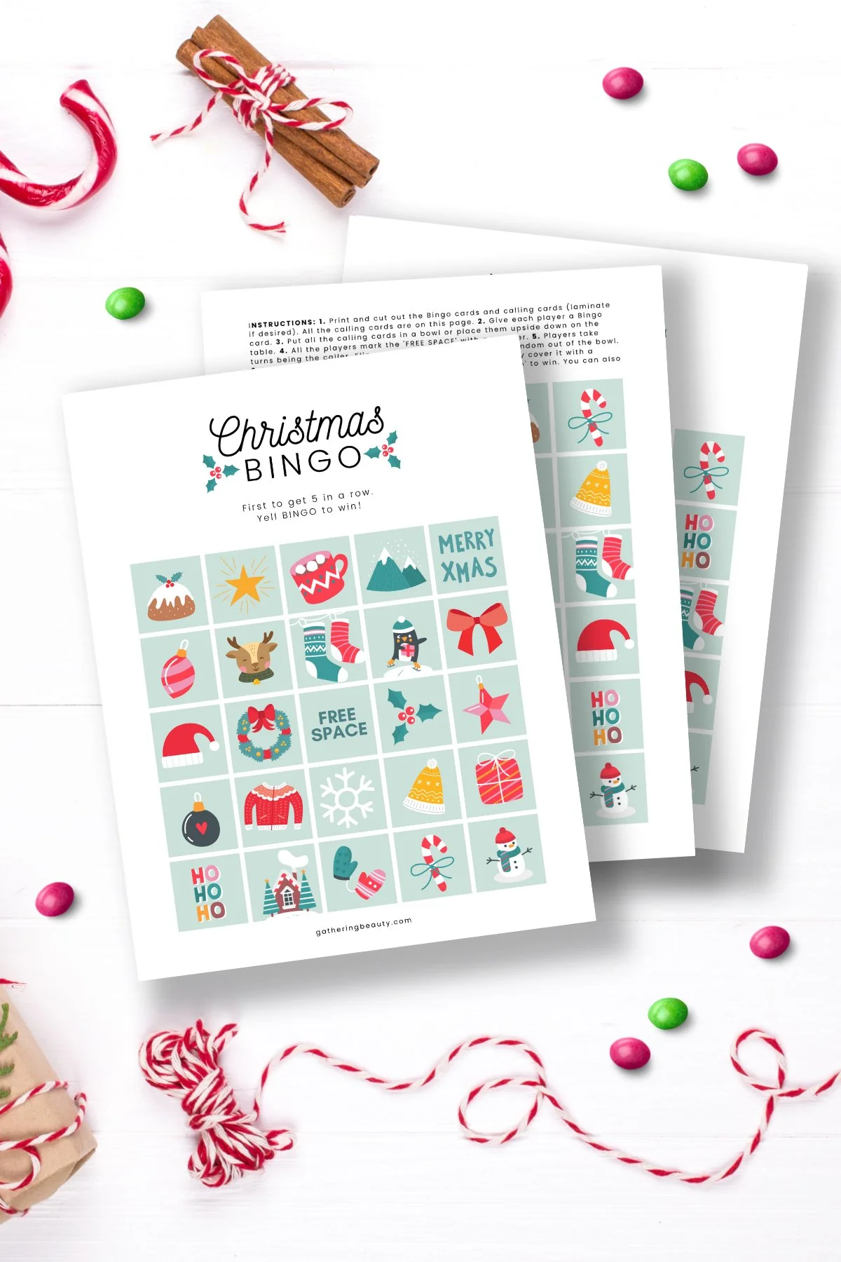 Christmas Bingo - Free Printable — Gathering Beauty
