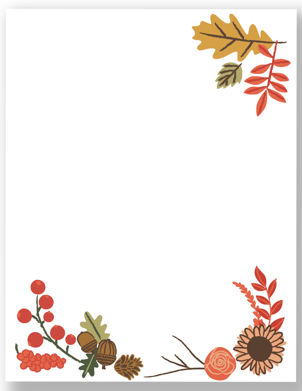 Free Printable Fall Page Borders — Gathering Beauty