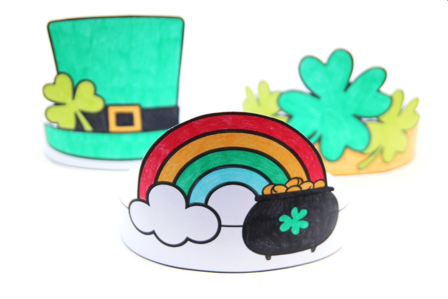 Free Printable St. Patrick's Day Hats — Gathering Beauty