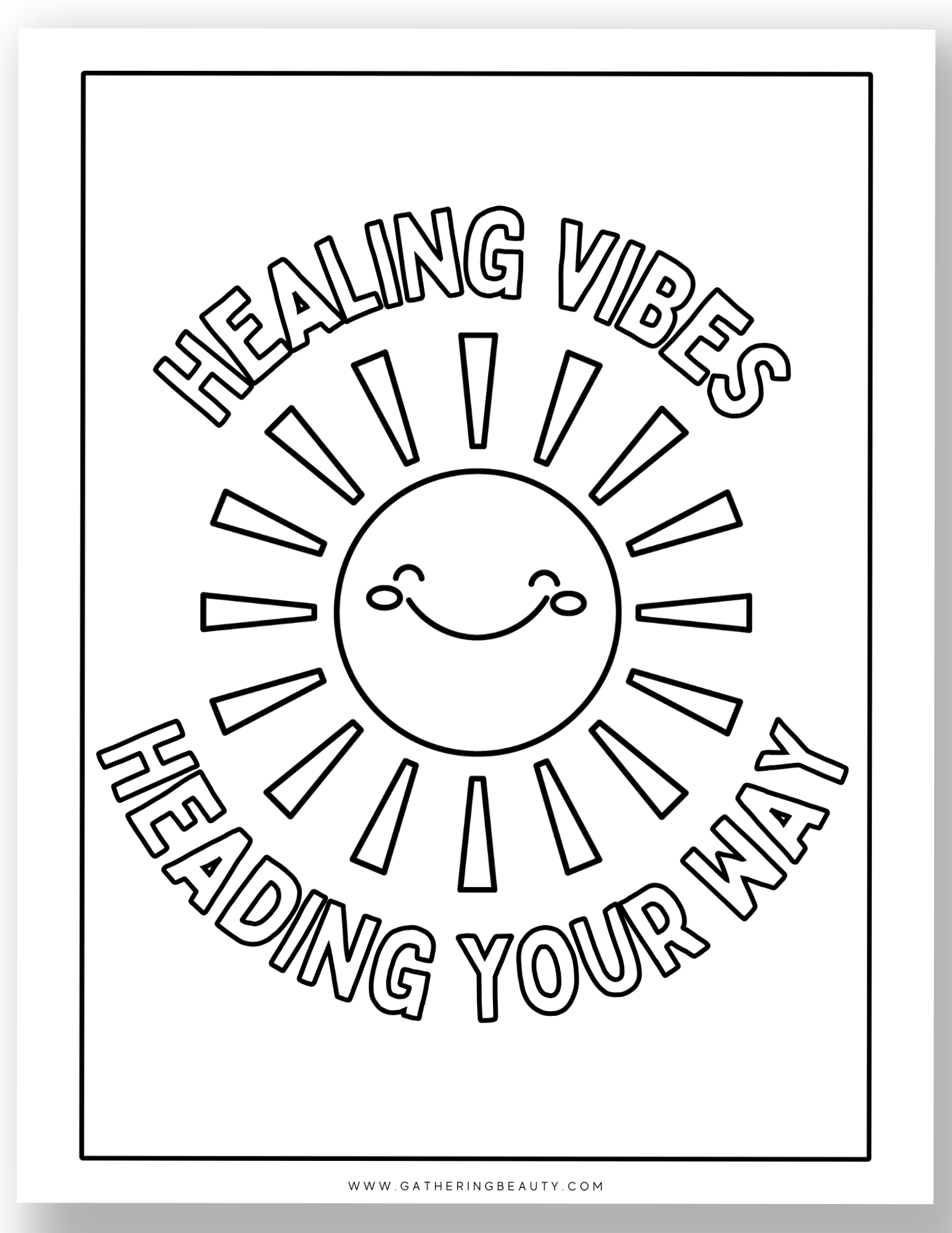 Free Printable Get Well Soon Colouring Pages — Gathering Beauty