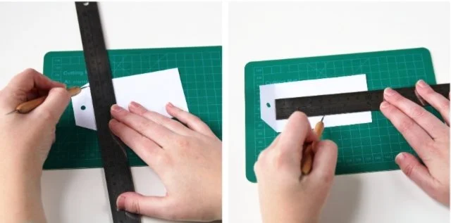 DIY Mini Notebooks Using Shipping Tags — Gathering Beauty