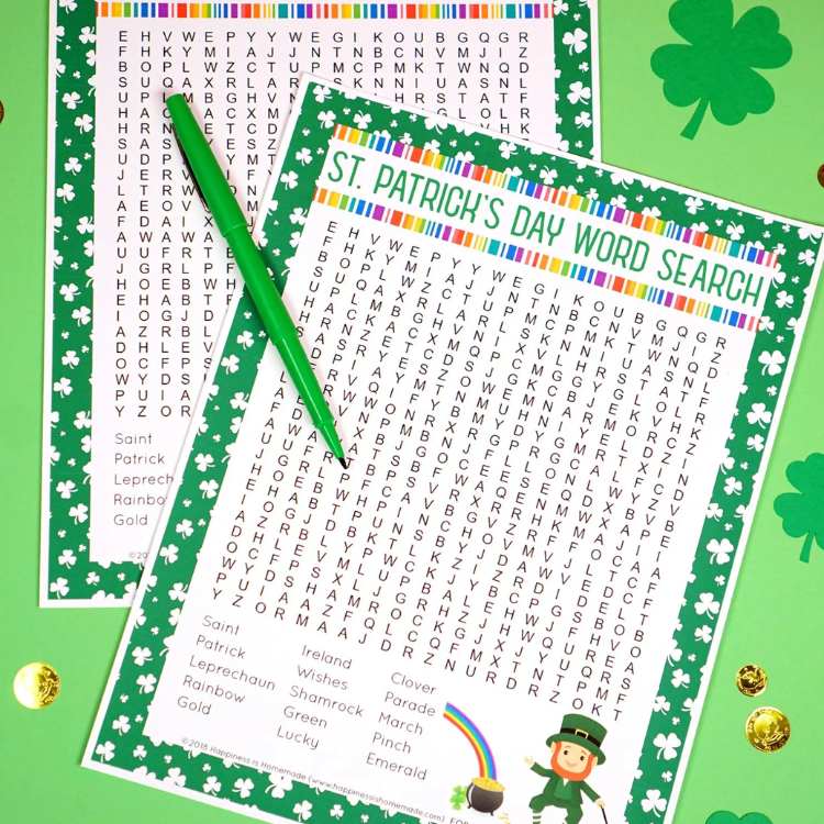 Free Printable St Patrick's Day Crafts — Gathering Beauty