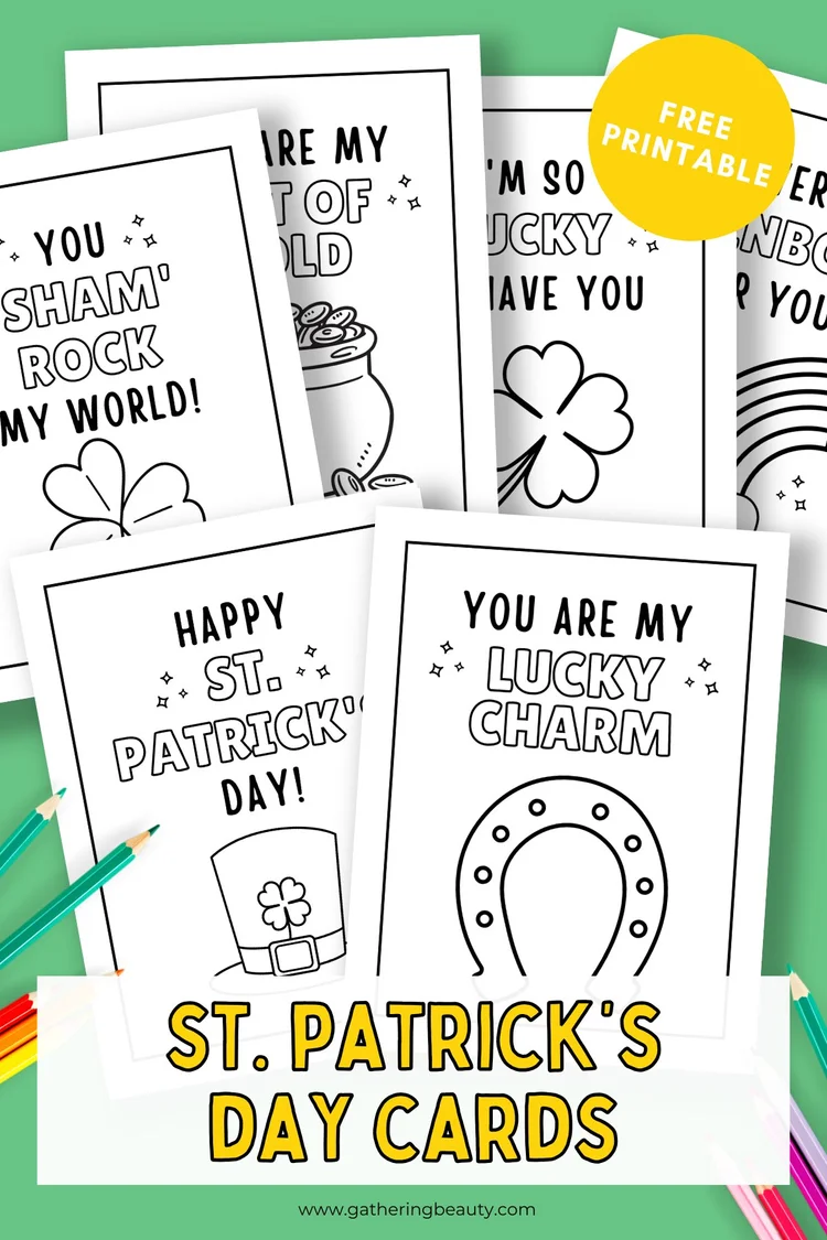Free Printable St Patrick's Day Cards — Gathering Beauty