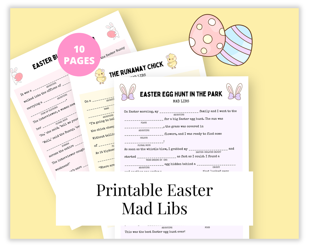 Free Printable Easter Mad Libs — Gathering Beauty