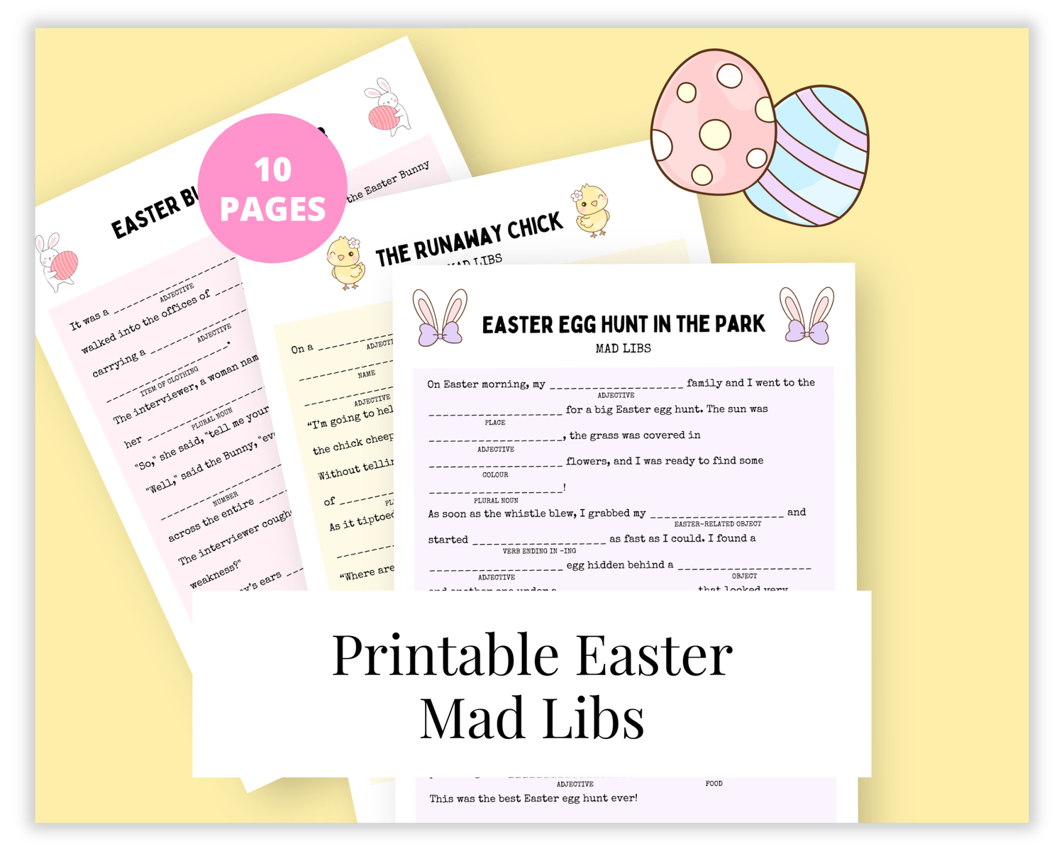 Free Printable Easter Mad Libs — Gathering Beauty