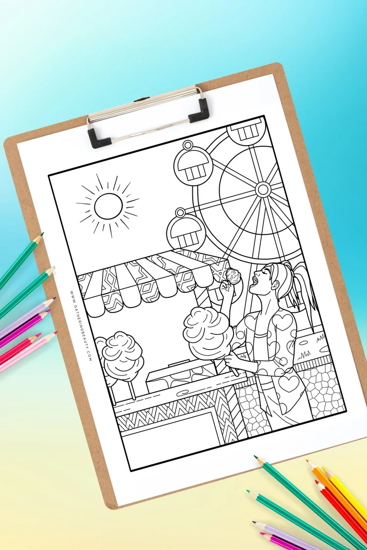 Free Summer Colouring Pages For Adults And Kids — Gathering Beauty
