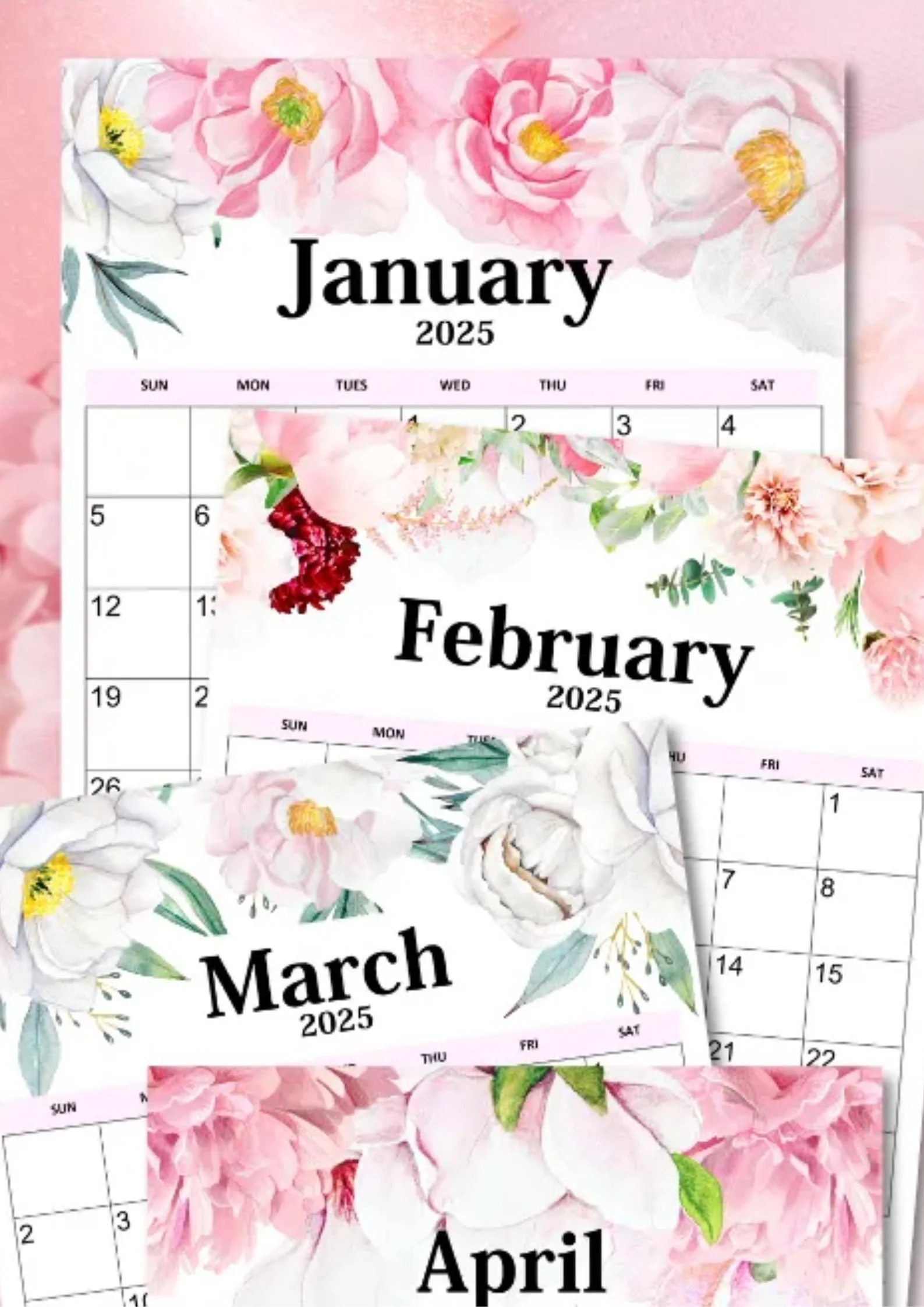 25+ Free Printable Calendars 2025 — Gathering Beauty