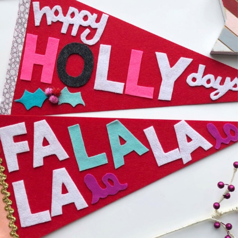 Easy DIY Felt Pennants — Gathering Beauty