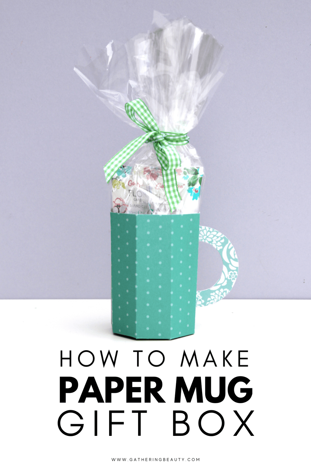 How To Make a DIY Paper Mug Gift Box — Gathering Beauty