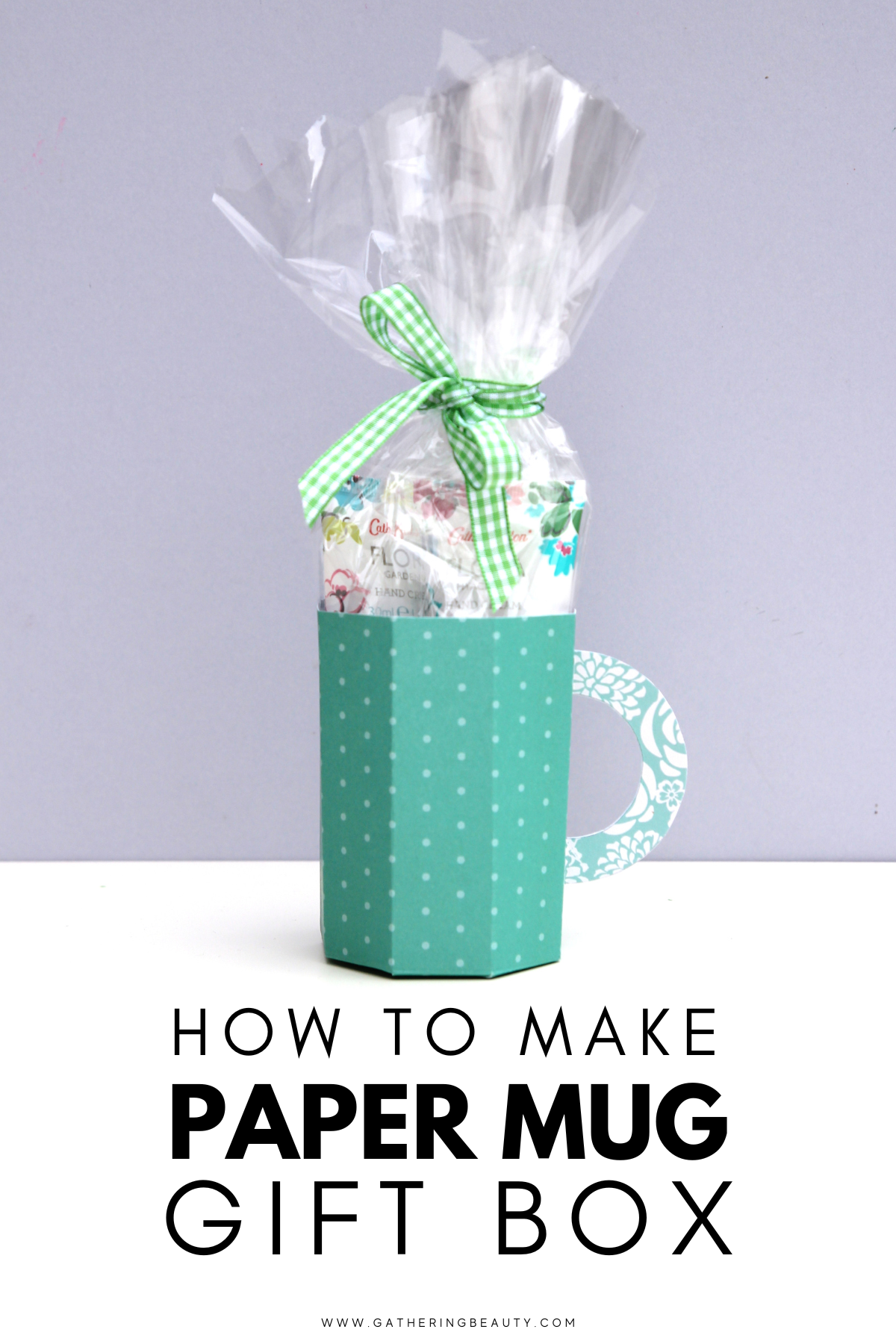 How To Make a DIY Paper Mug Gift Box — Gathering Beauty