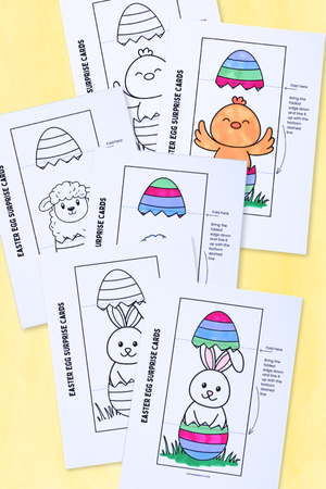 Free Printable Surprise Easter Egg Cards — Gathering Beauty