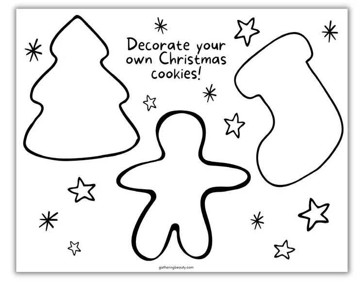 Christmas Coloring Activities For Kids - Free Printable — Gathering Beauty