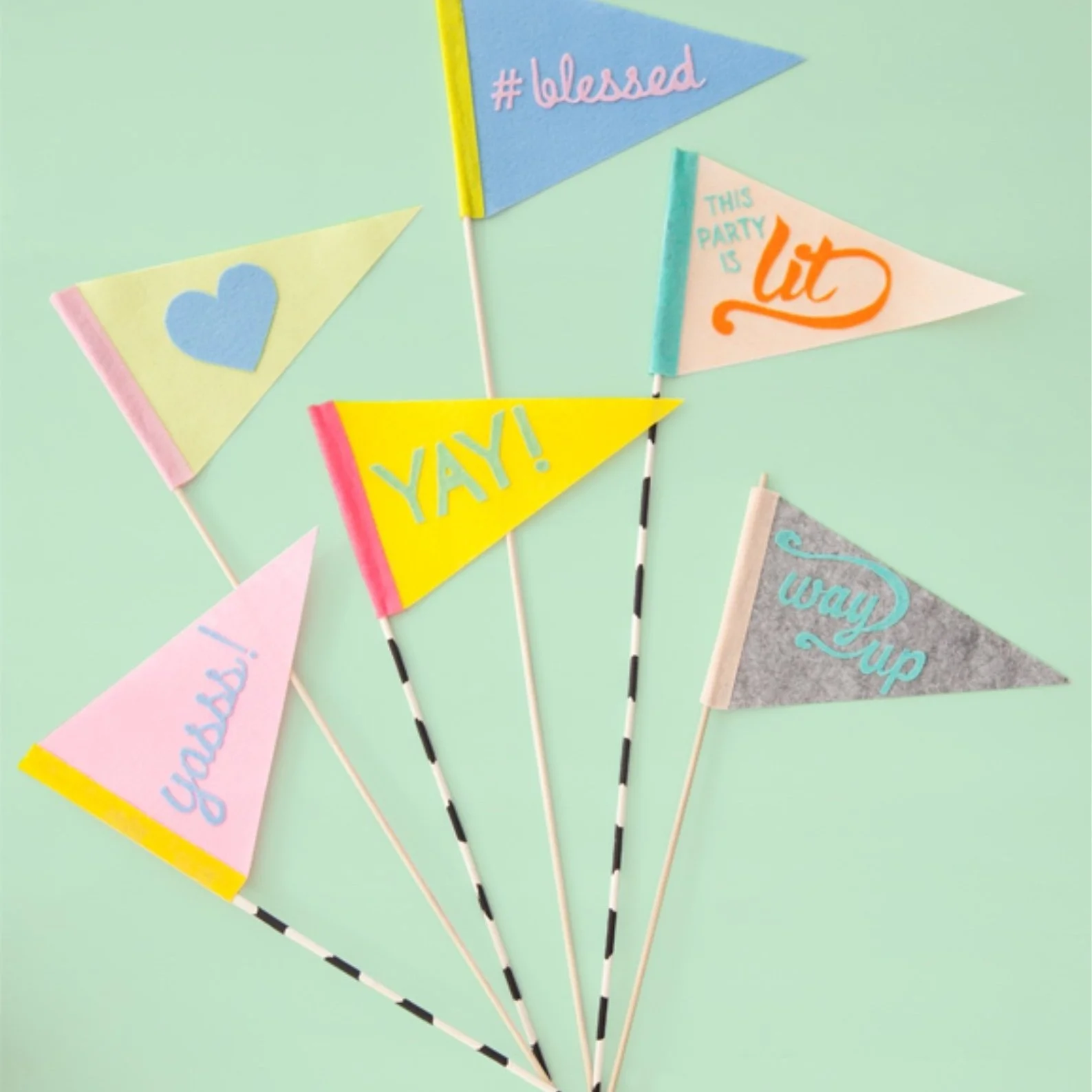 Easy DIY Felt Pennants — Gathering Beauty