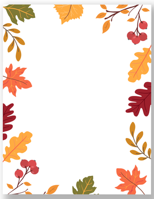 Free Printable Fall Page Borders — Gathering Beauty