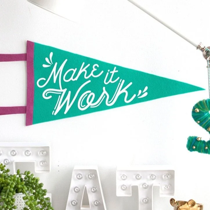 Easy DIY Felt Pennants — Gathering Beauty