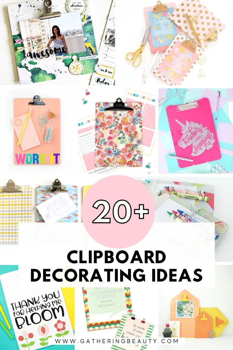 DIY Clipboard Decorating Ideas — Gathering Beauty