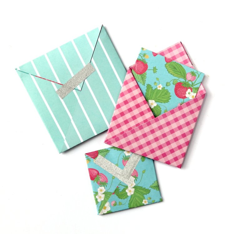 Easy Square Origami Envelopes — Gathering Beauty