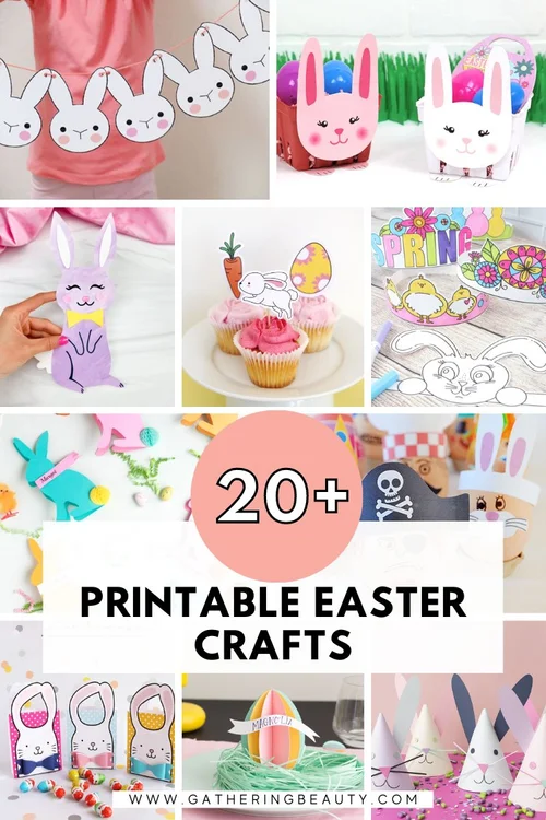 20+ Printable Easy Easter Crafts — Gathering Beauty
