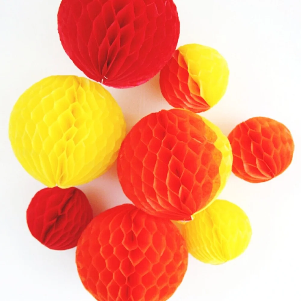 DIY Honeycomb Paper Decorations — Gathering Beauty