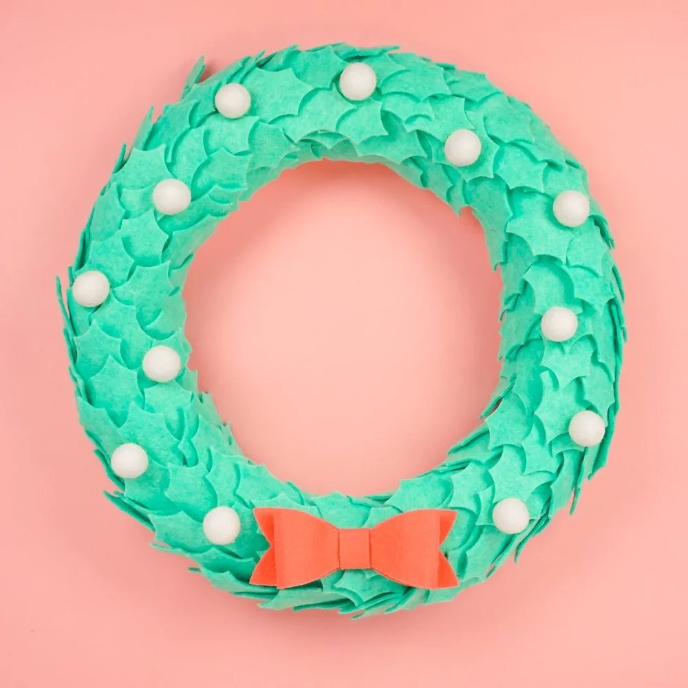 25+ DIY Felt Wreath Ideas — Gathering Beauty