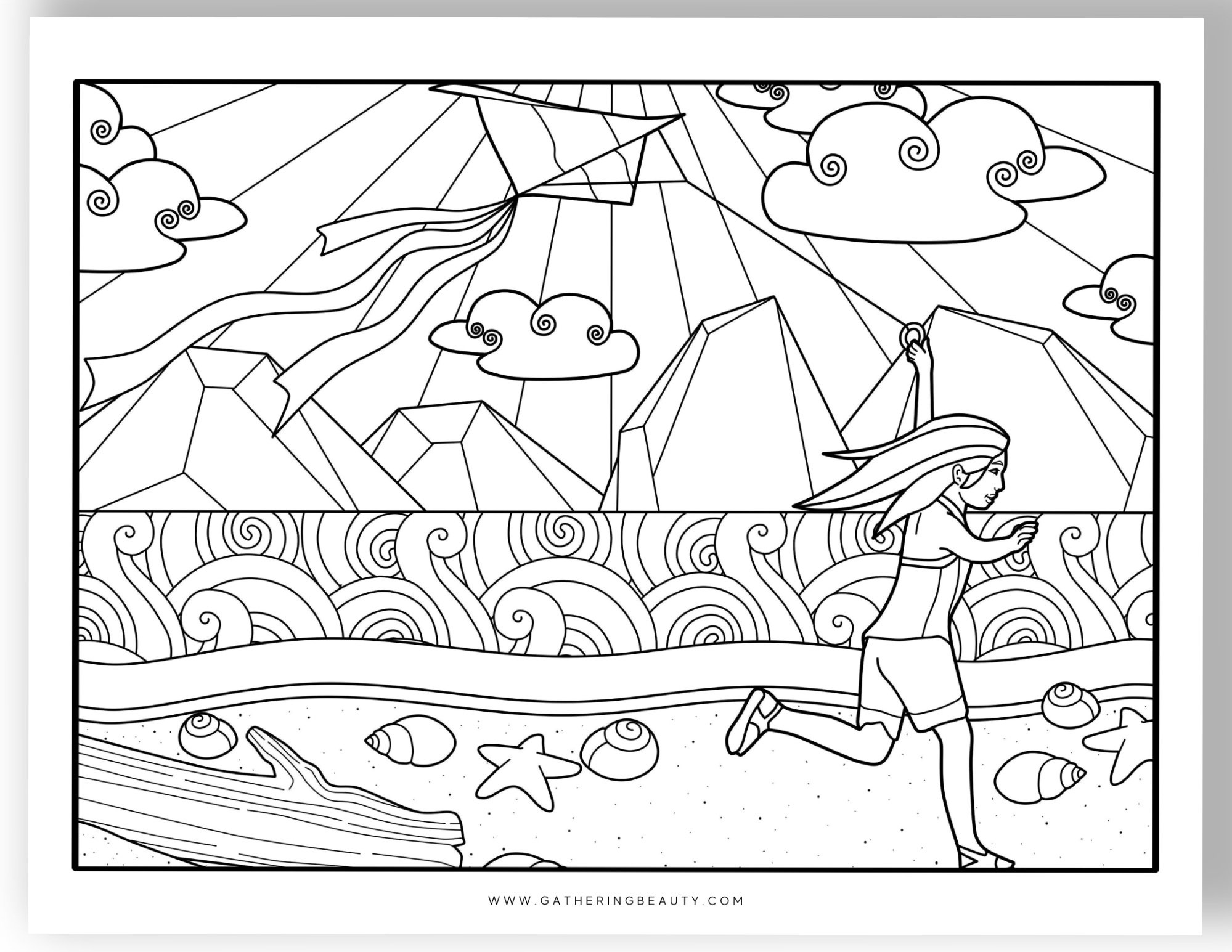 Free Summer Colouring Pages For Adults And Kids — Gathering Beauty