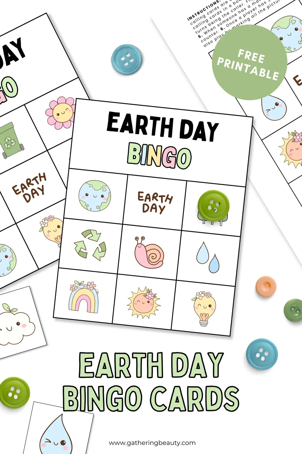Free Printable Earth Day Bingo — Gathering Beauty