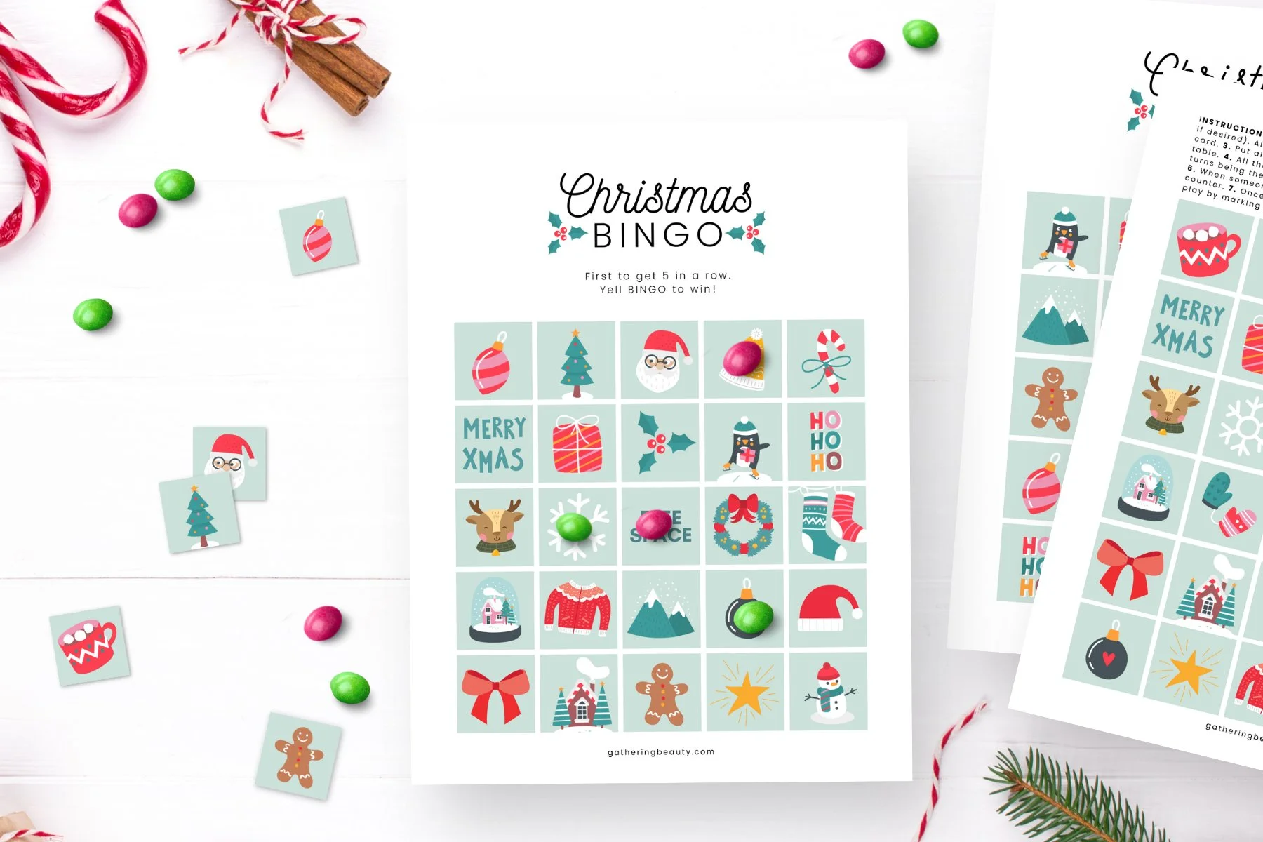 Christmas Bingo Free Printable Gathering Beauty christmas-bingo-free-printable-gathering-beauty