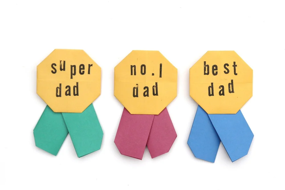 DIY Father's Day Origami Medal — Gathering Beauty