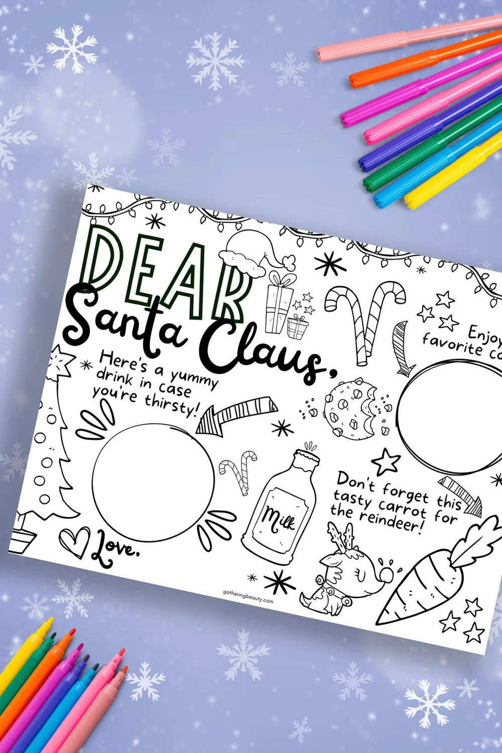 Christmas Coloring Activities For Kids - Free Printable — Gathering Beauty