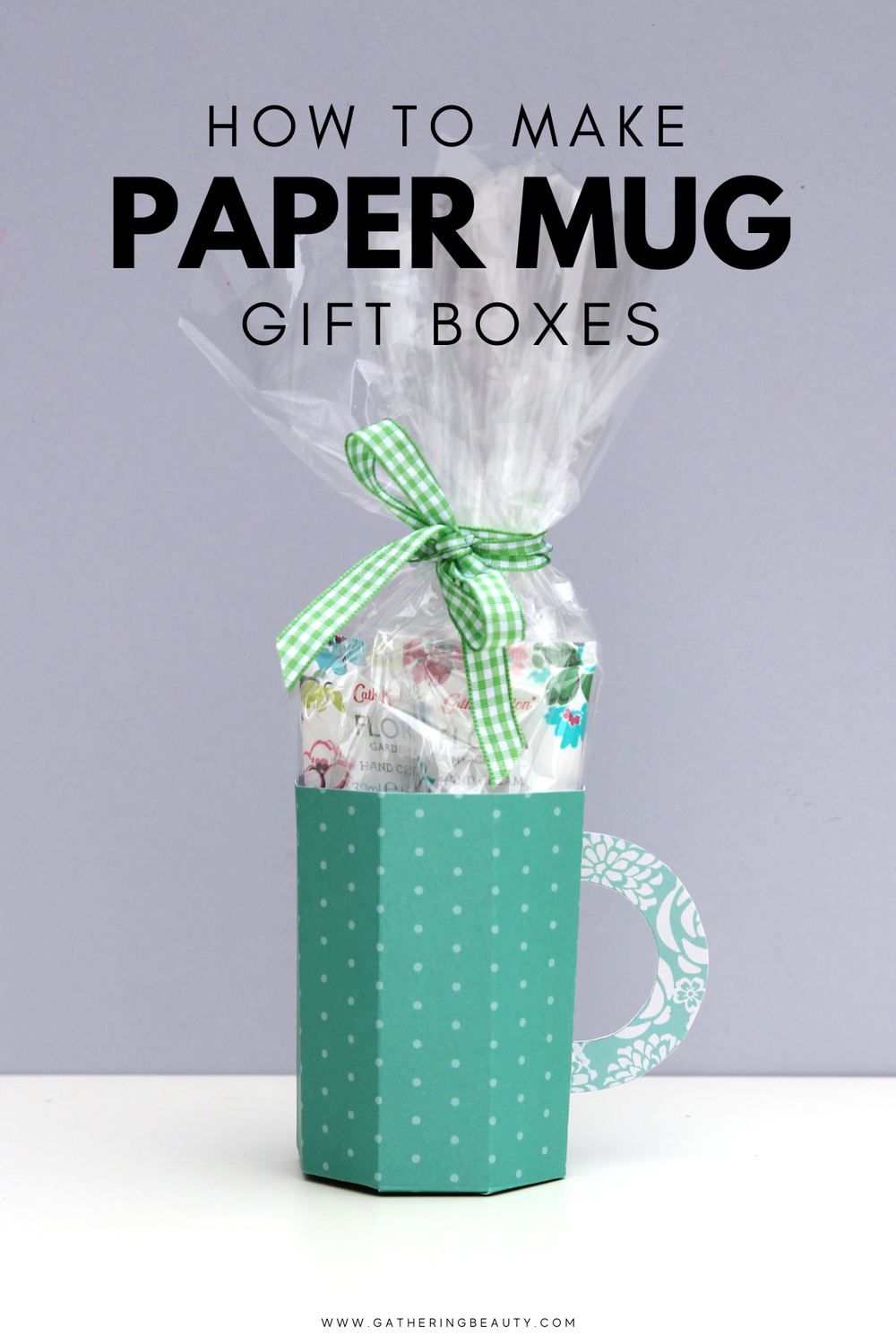 How To Make a DIY Paper Mug Gift Box — Gathering Beauty