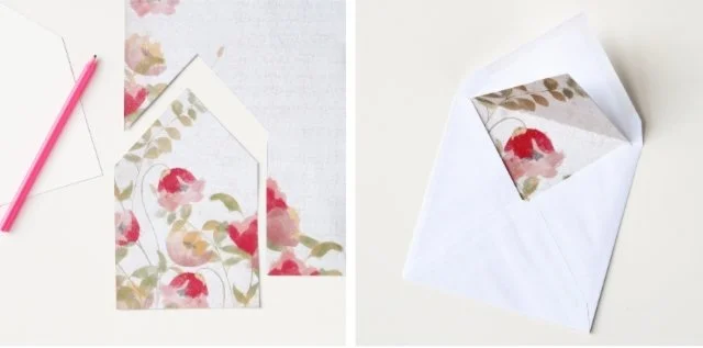 DIY ENVELOPE LINERS. — Gathering Beauty