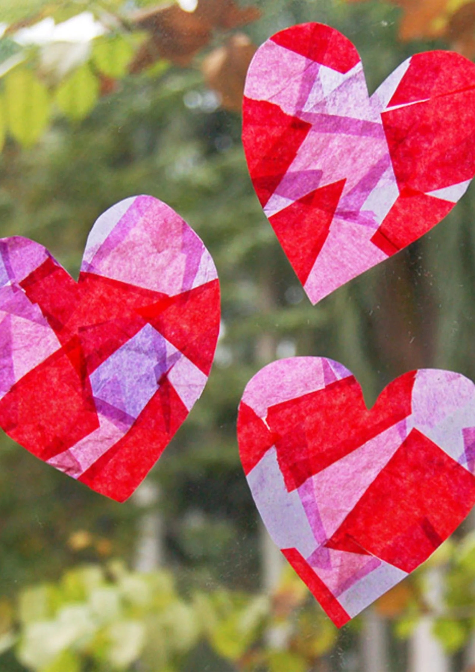 Tissue Paper Valentine's Crafts — Gathering Beauty
