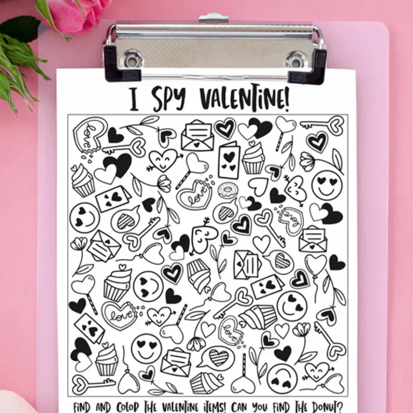 I Spy Valentines Printables — Gathering Beauty