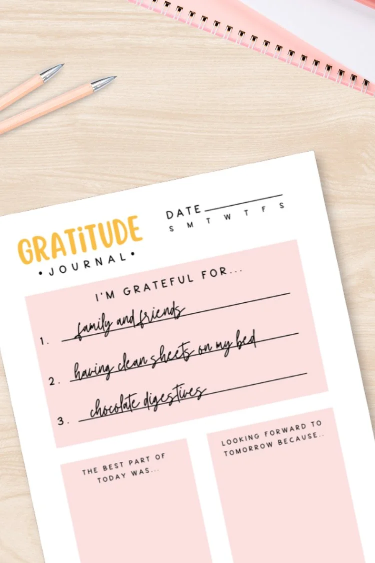 Free Printable Daily Gratitude Journal — Gathering Beauty