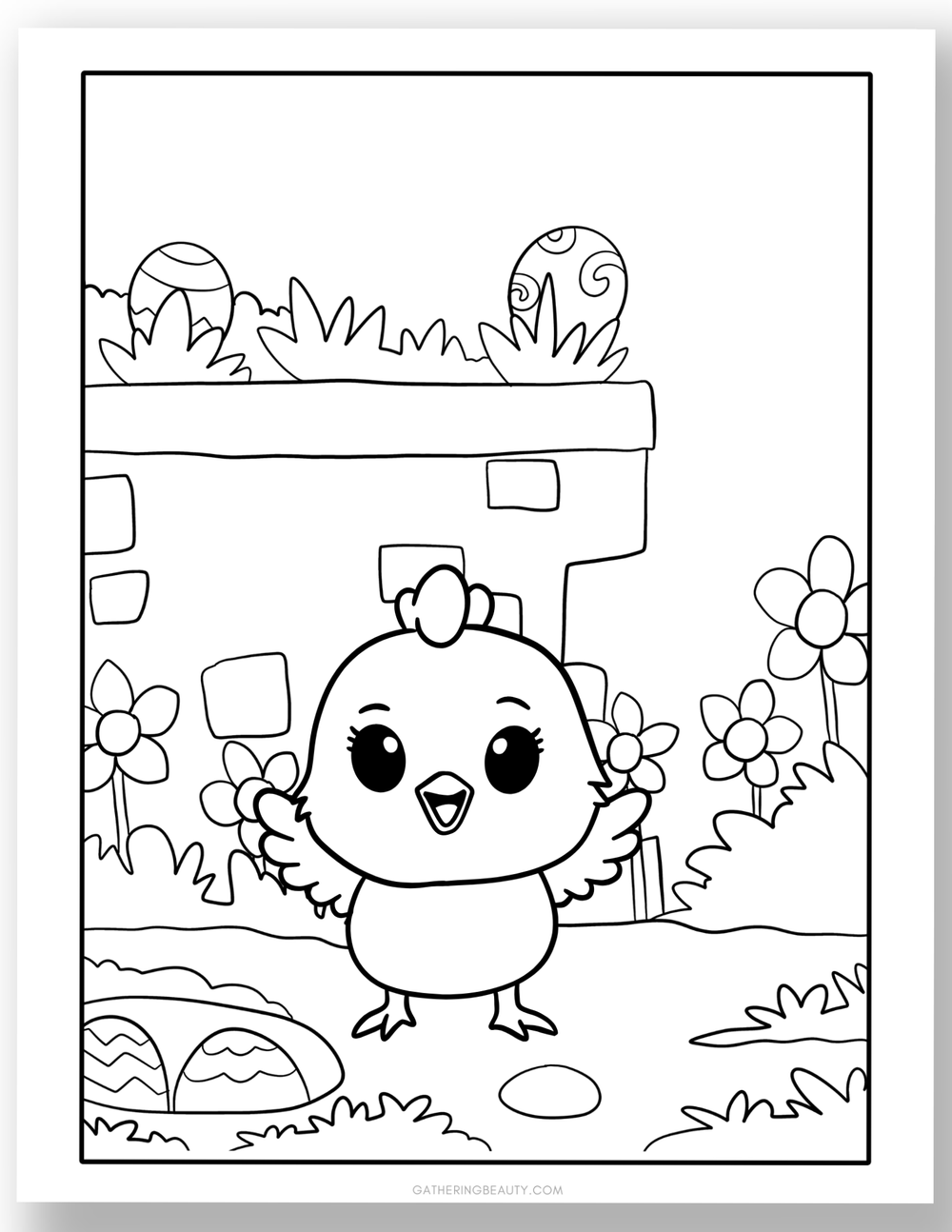 Free Printable Easter Colouring Pages — Gathering Beauty