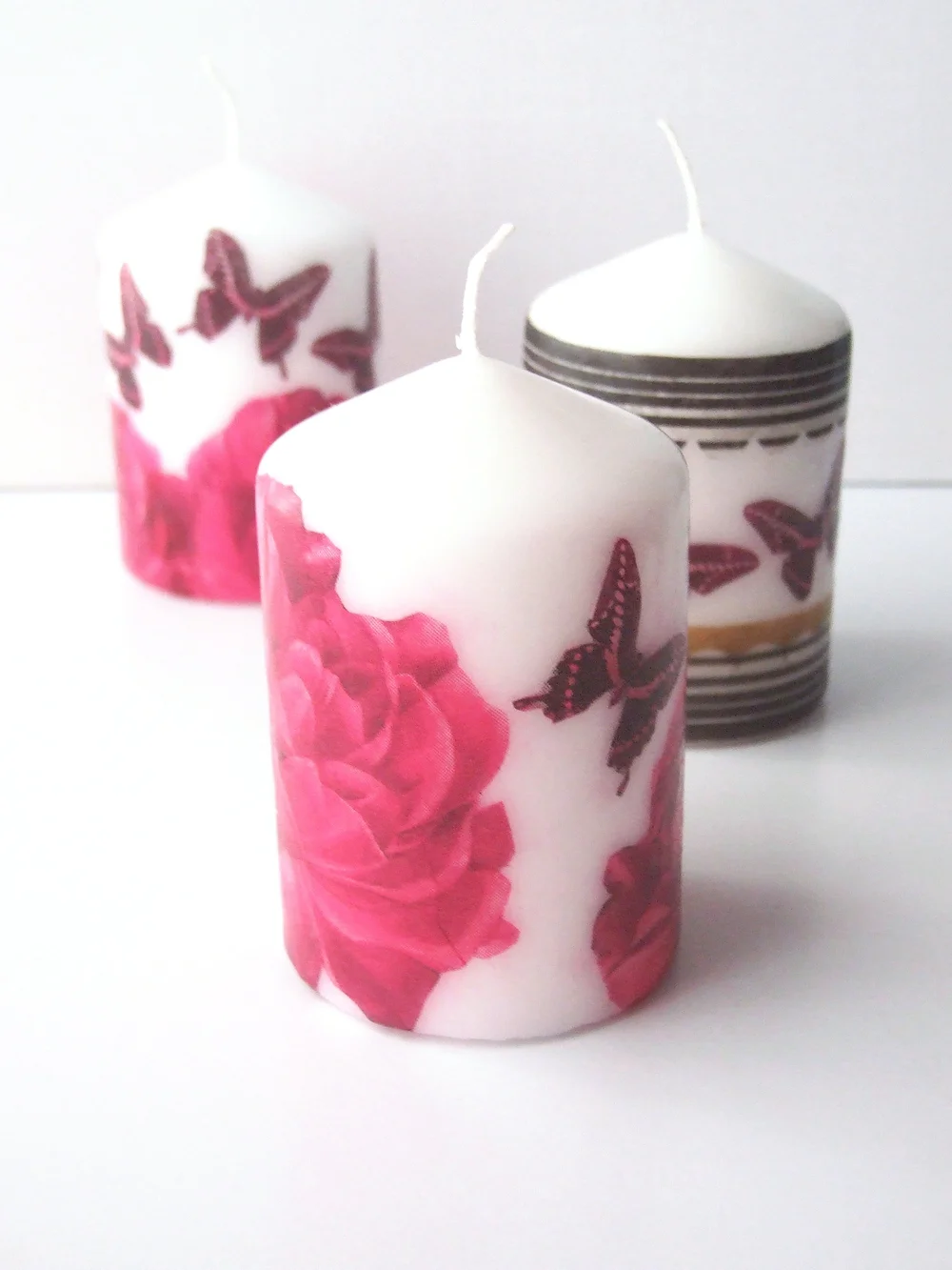 DIY Decoupage Candles With Paper Napkins — Gathering Beauty