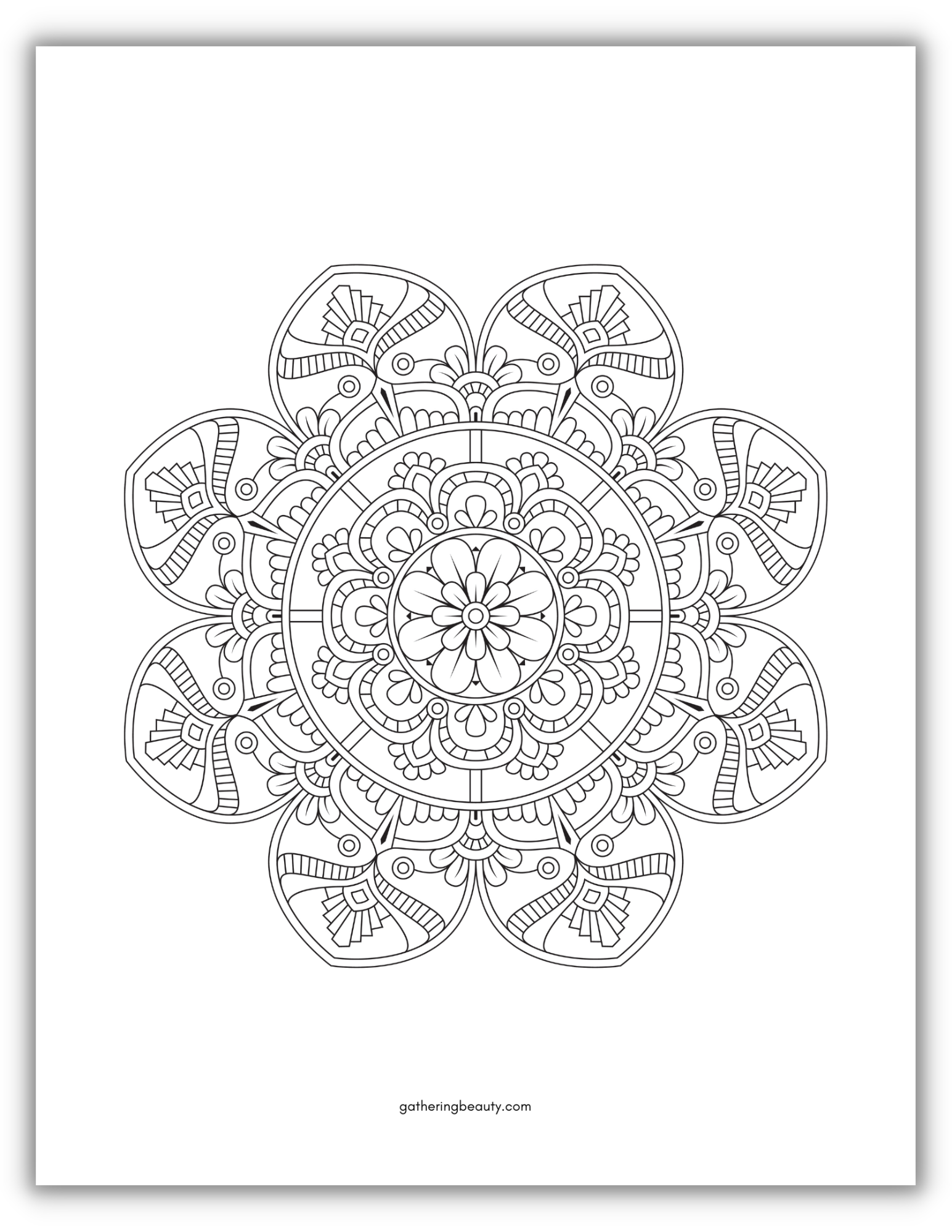 Mandala Colouring Pages — Gathering Beauty