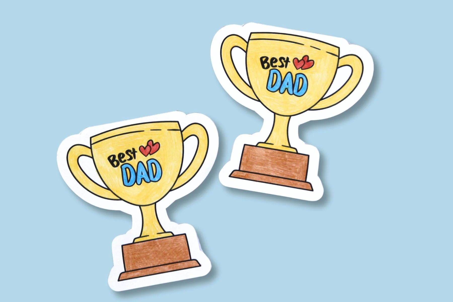 Printable Father's Day Trophy Card — Gathering Beauty