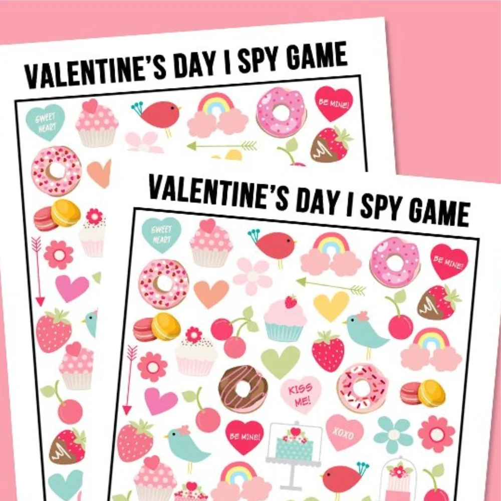 I Spy Valentines Printables — Gathering Beauty