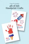 Free Printable 4th of July Handprint Crafts — Gathering Beauty