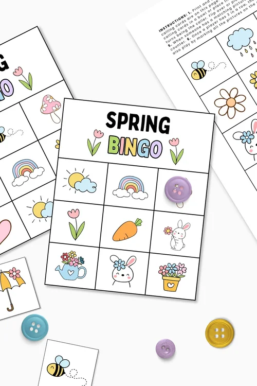 Free Printable Spring Bingo — Gathering Beauty
