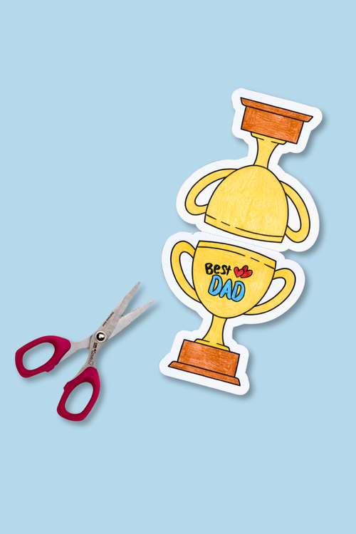 Printable Father's Day Trophy Card — Gathering Beauty