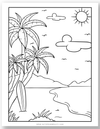 Free Printable Beach Colouring Pages For Summer — Gathering Beauty
