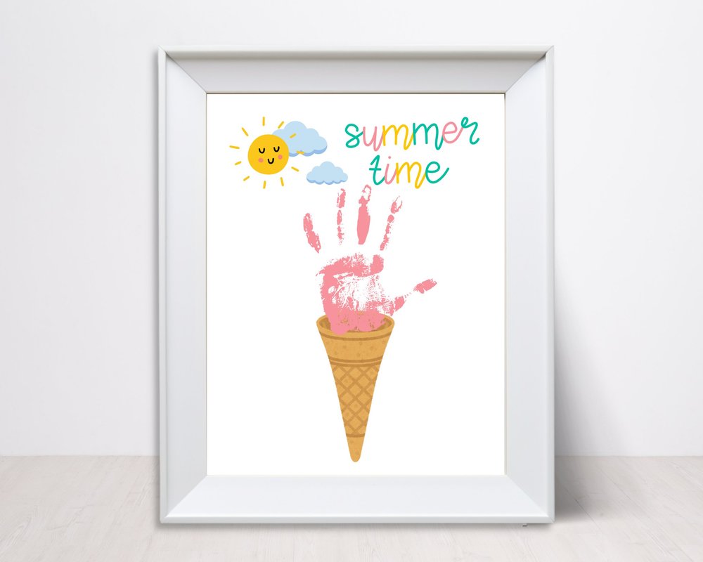 Free Printable Summer Handprint Crafts — Gathering Beauty