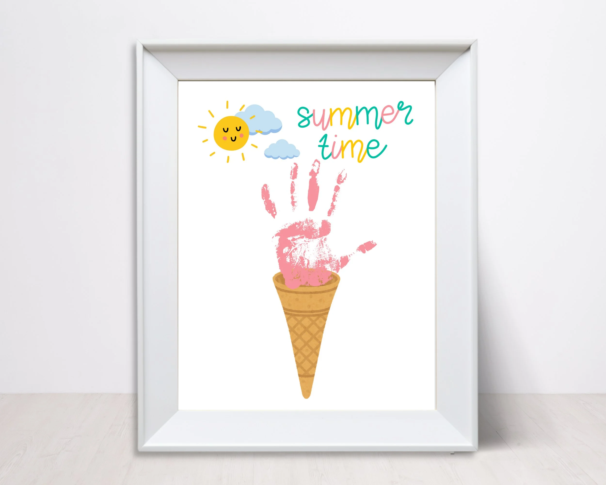 Free Printable Summer Handprint Crafts — Gathering Beauty