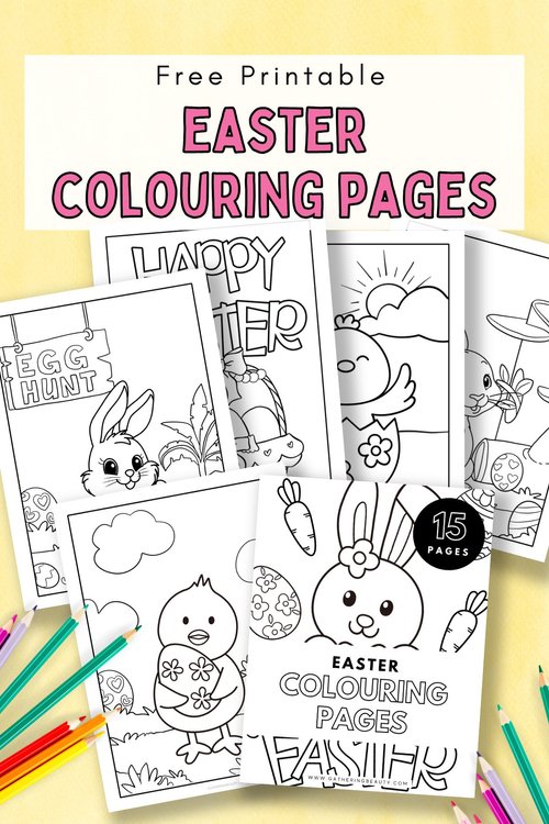 Free Printable Easter Colouring Pages — Gathering Beauty