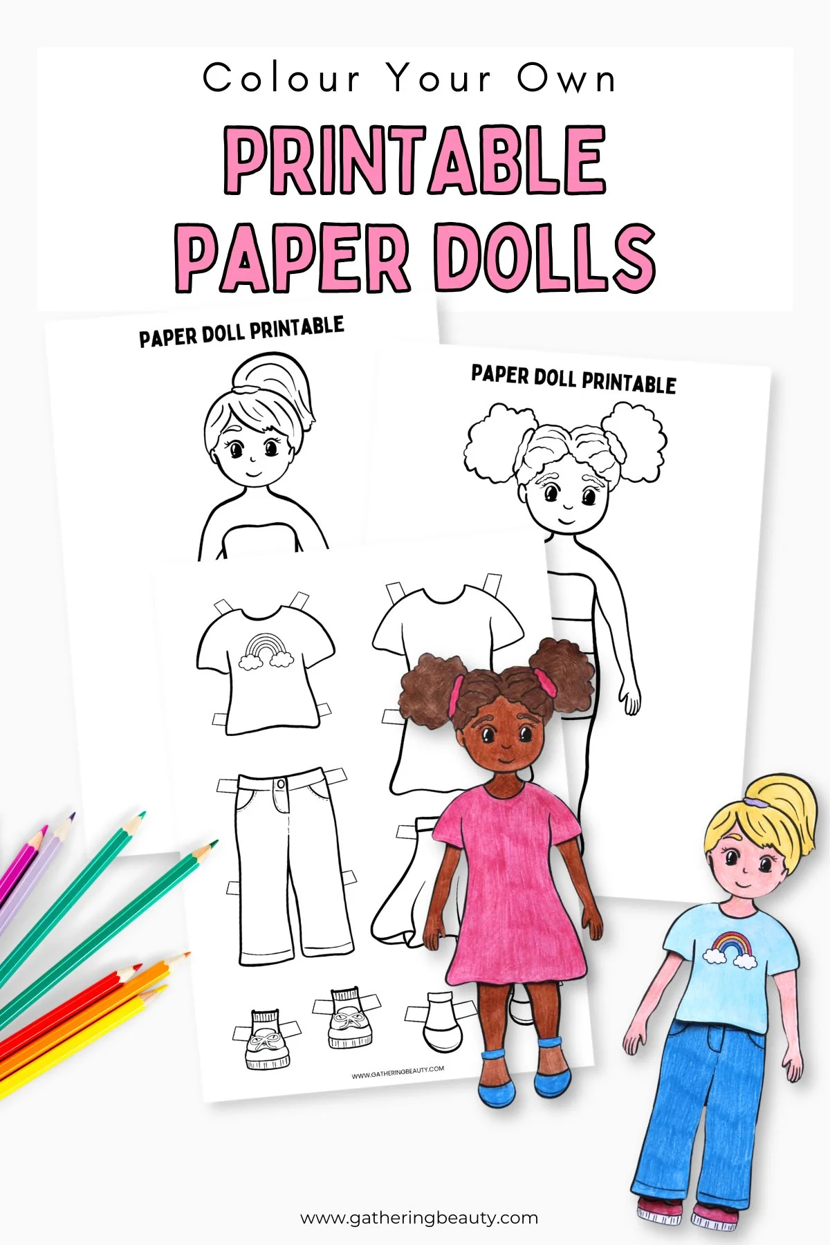 Free Printable DIY Paper Dolls — Gathering Beauty